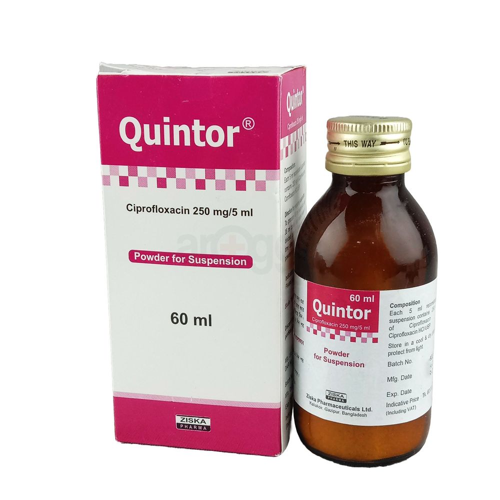 Quintor 250mg/5ml Powder for Suspension - Arogga Online Pharmacy