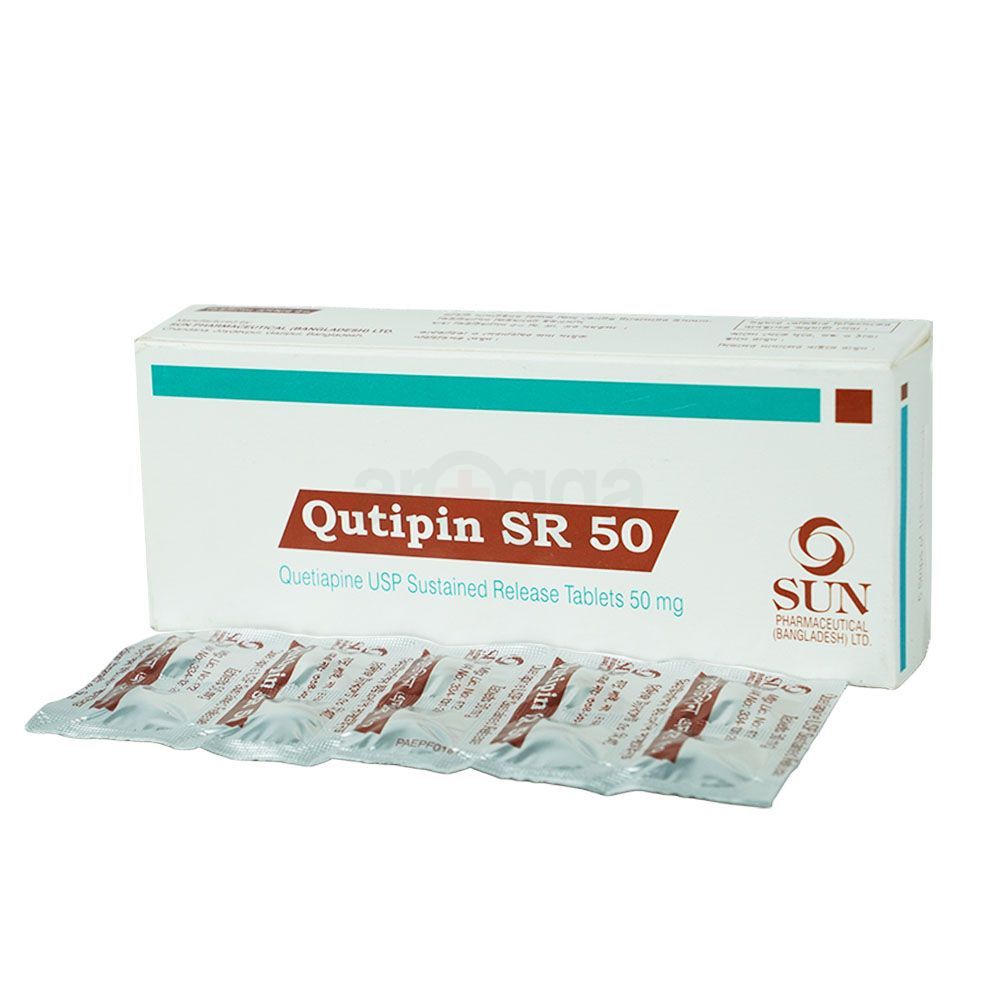 Qutipin SR 50mg Tablet - Arogga Online Pharmacy