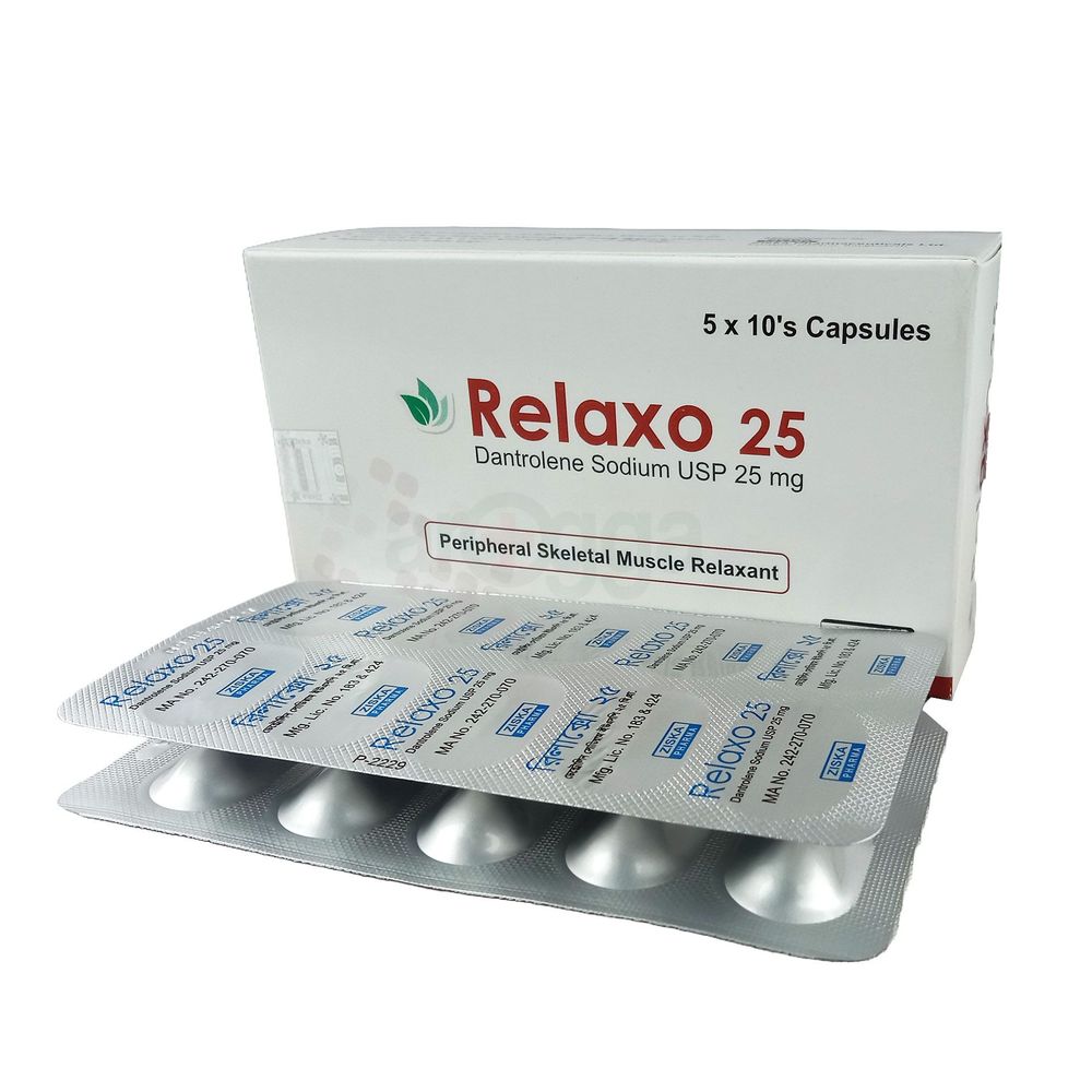 Relaxo 25mg Capsule - Arogga Online Pharmacy