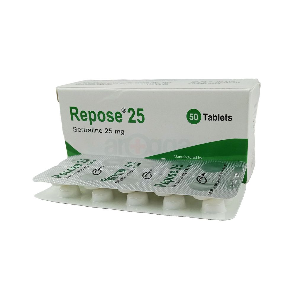 Repose 25mg Tablet - Arogga Online Pharmacy