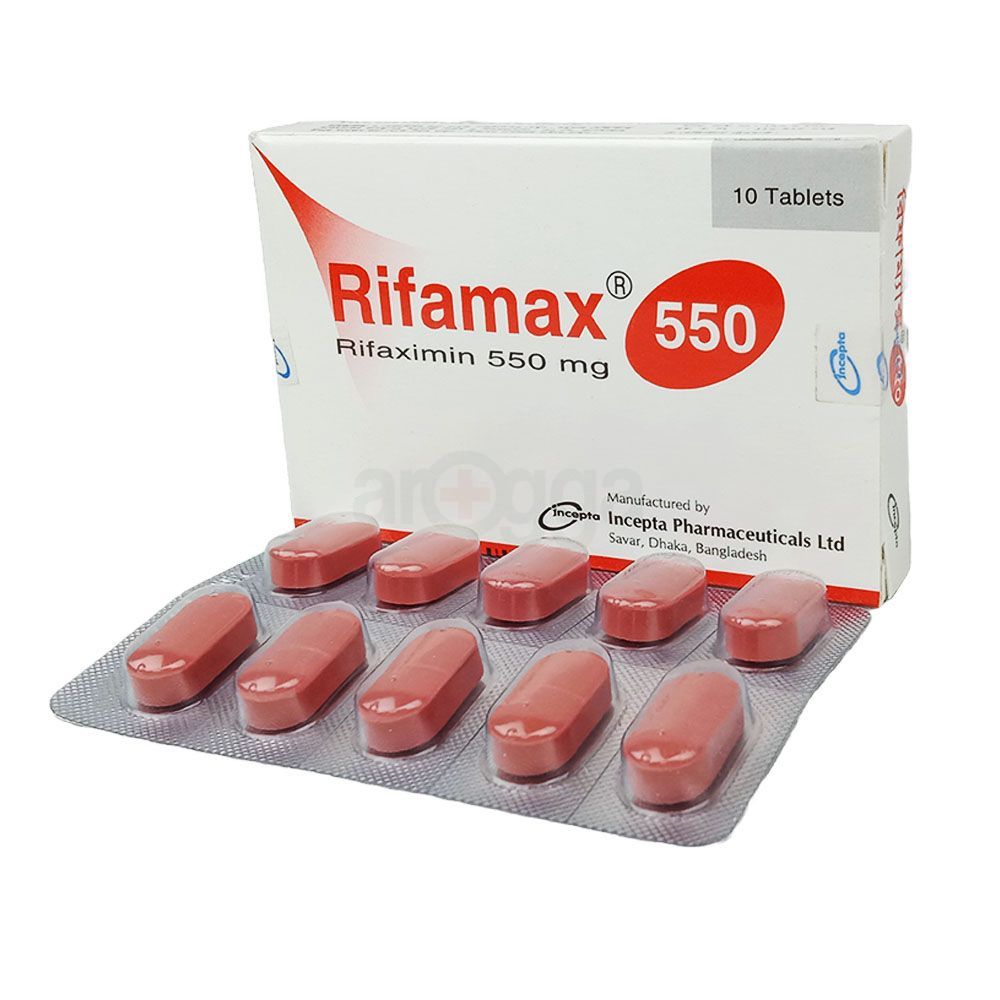 Rifamax 550mg Tablet - Arogga Online Pharmacy