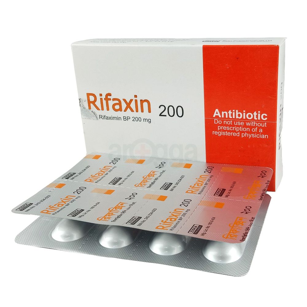 Rifaxin 200mg Tablet - Arogga Online Pharmacy