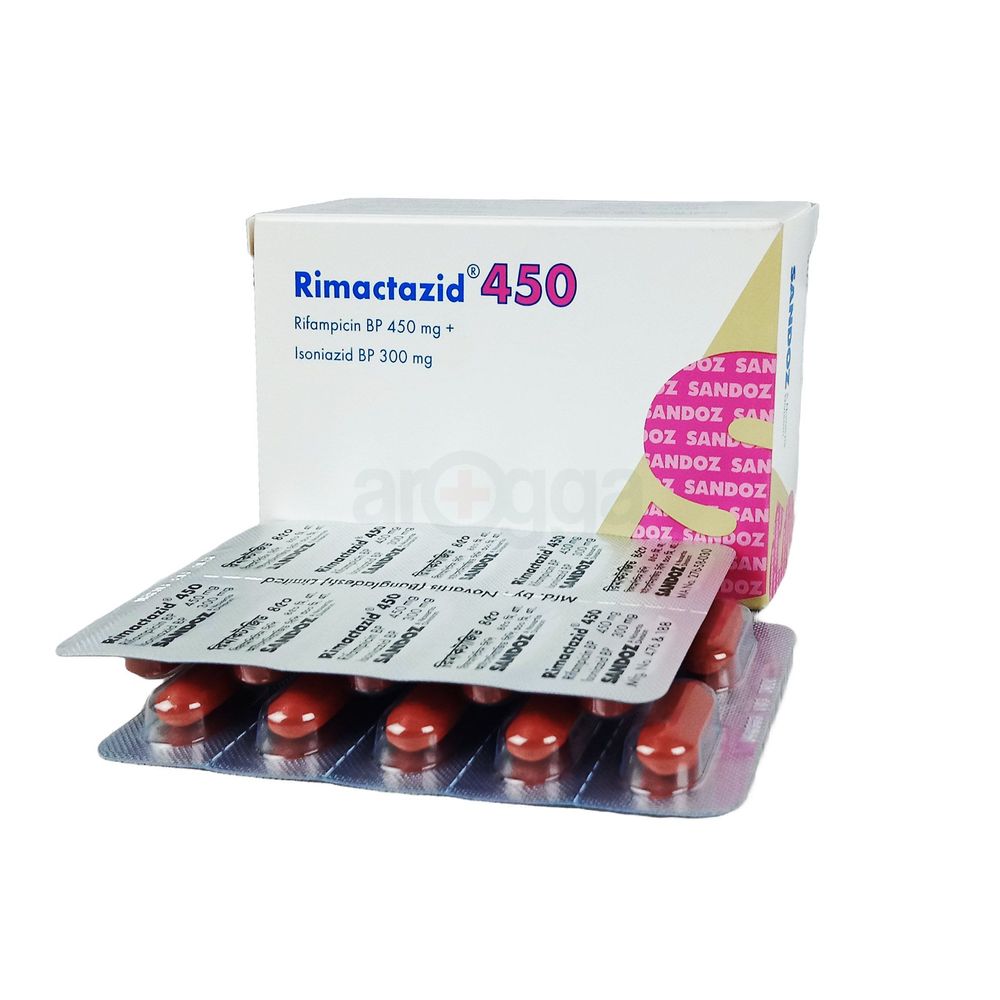 Rimactazid 450 300mg+450mg Tablet - Arogga Online Pharmacy