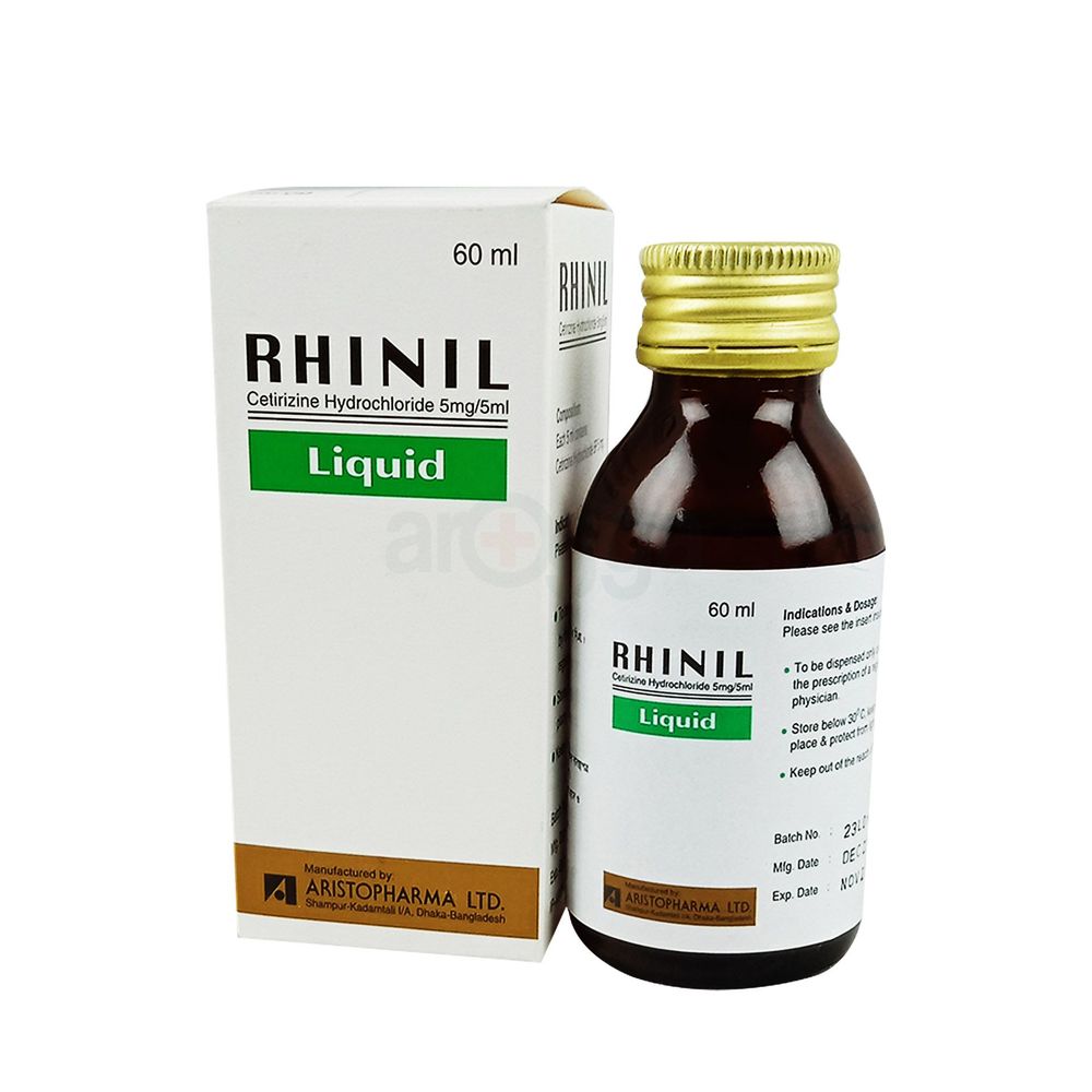 Rhinil 5mg/5ml Syrup - Arogga Online Pharmacy
