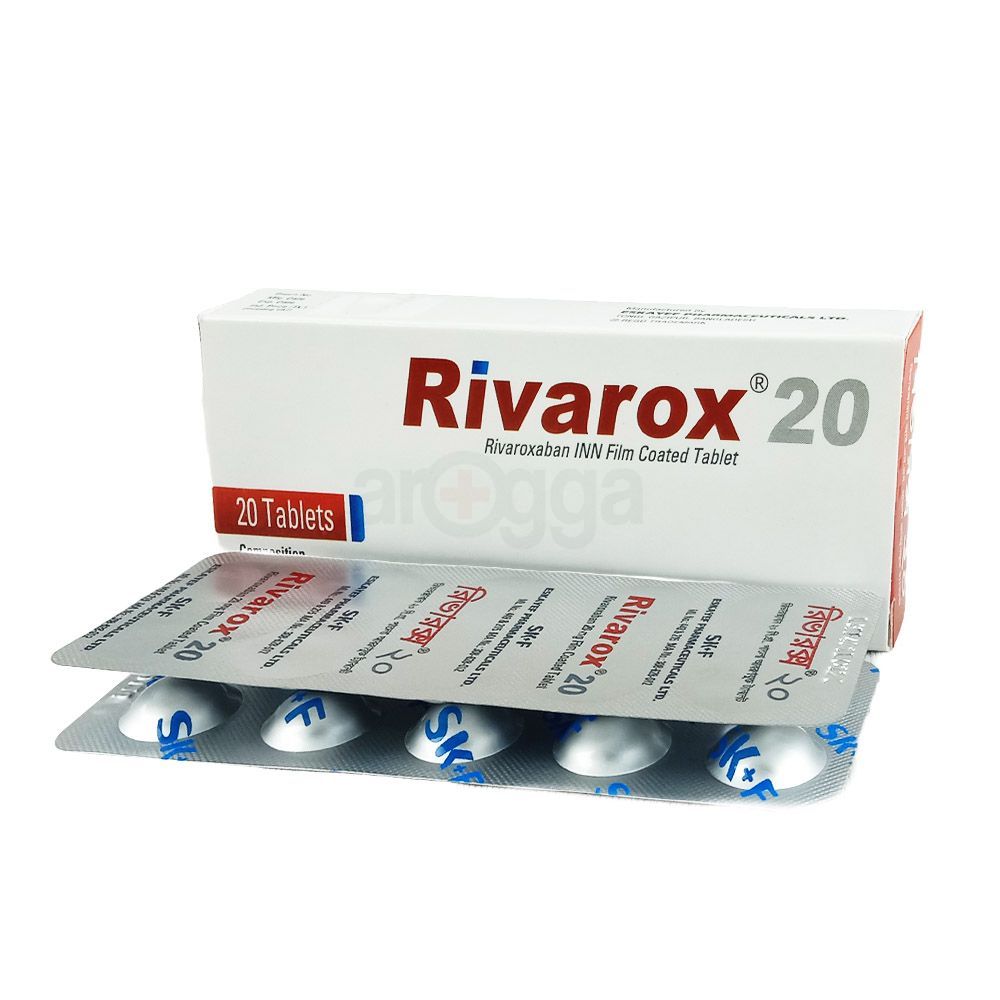 Rivarox 20mg Tablet - Arogga Online Pharmacy