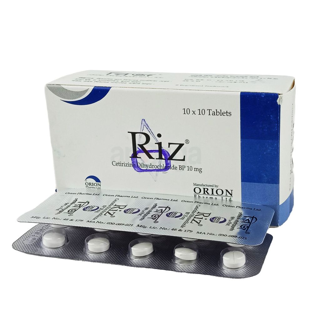 Riz 10mg Tablet - Arogga Online Pharmacy