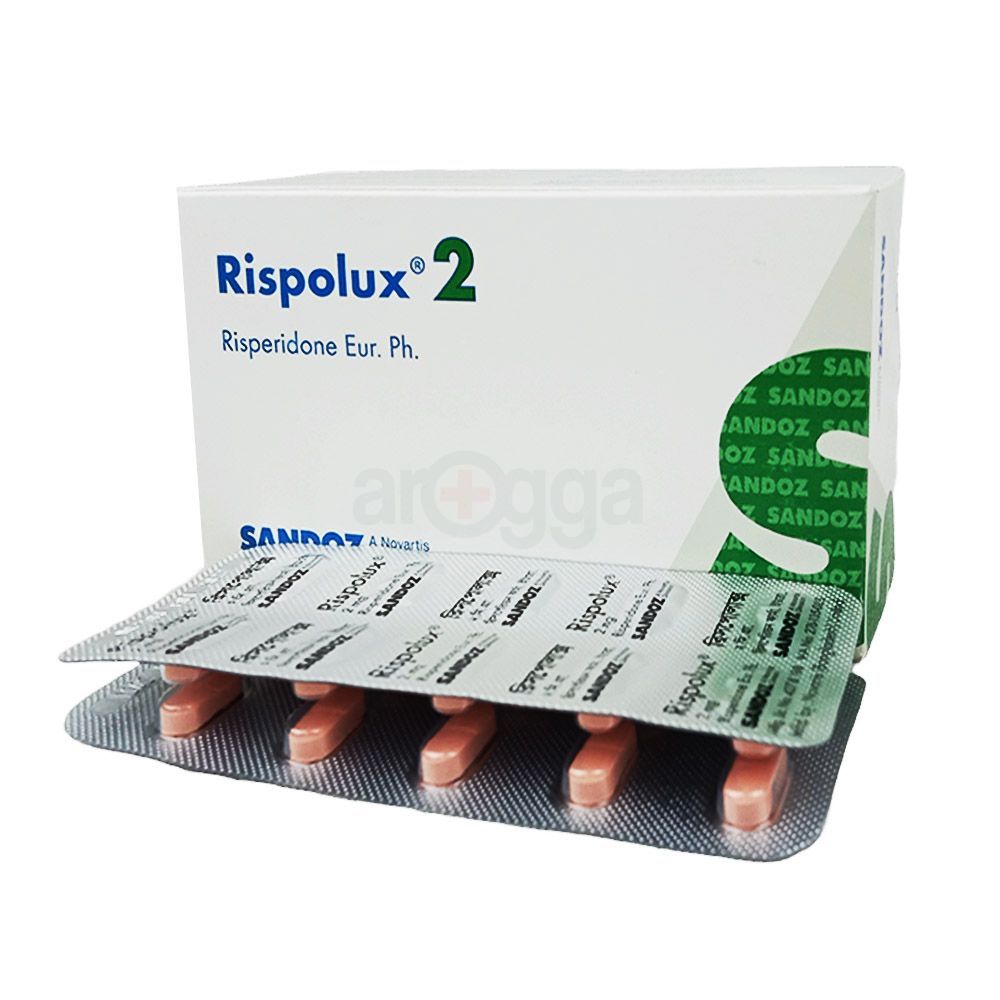 Rispolux 2mg Tablet - Arogga Online Pharmacy