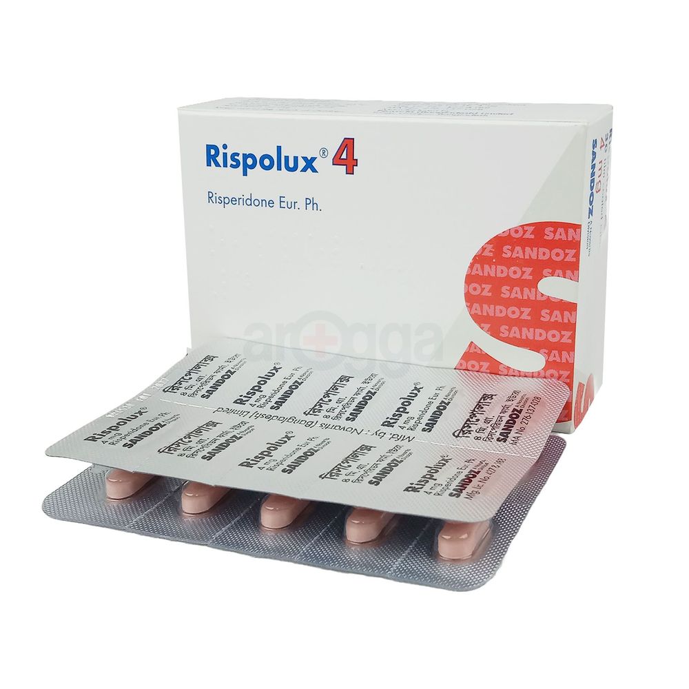 Rispolux 4mg Tablet - Arogga Online Pharmacy