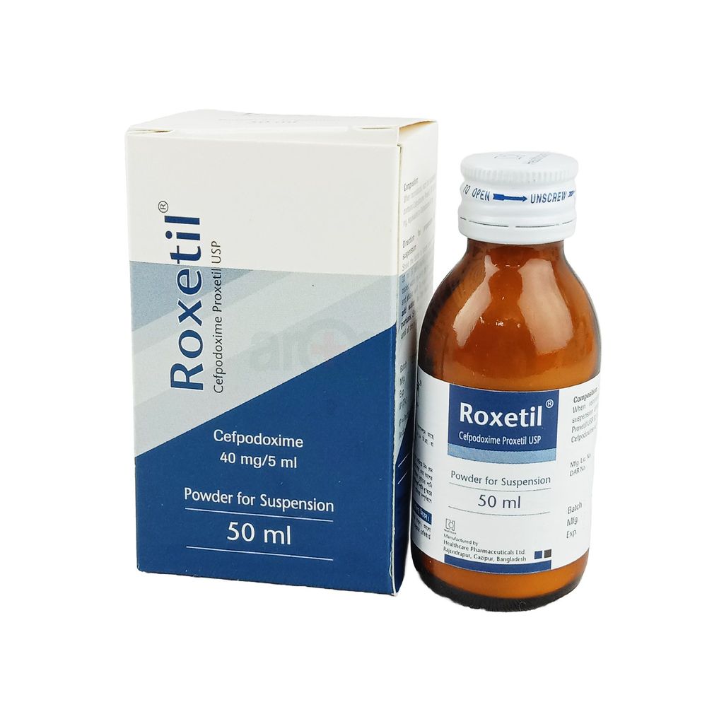 Roxetil 40mg/5ml Powder for Suspension - Arogga Online Pharmacy