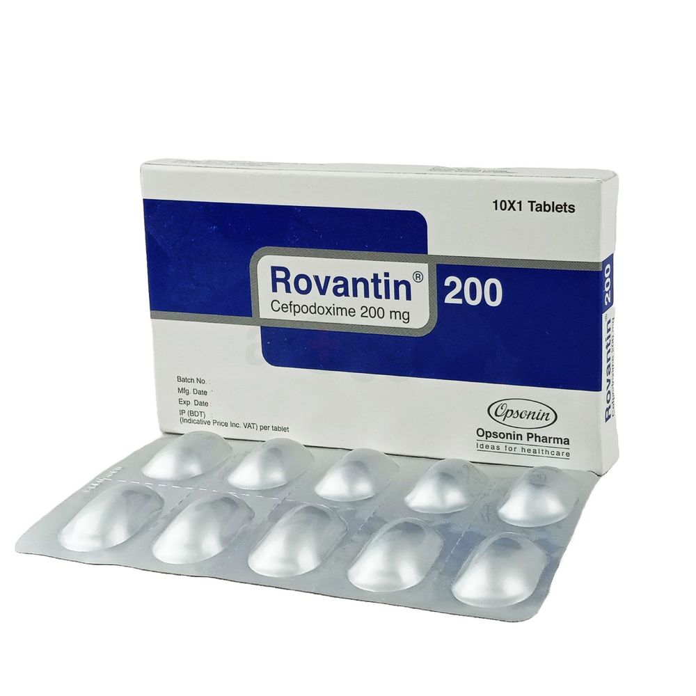 Rovantin 200mg Tablet - Arogga Online Pharmacy