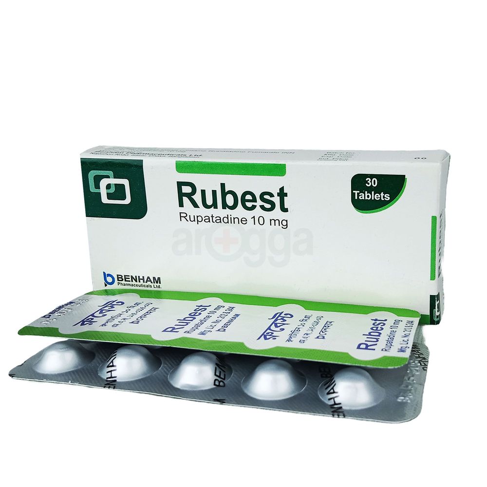 Rubest 10mg Tablet - Arogga Online Pharmacy