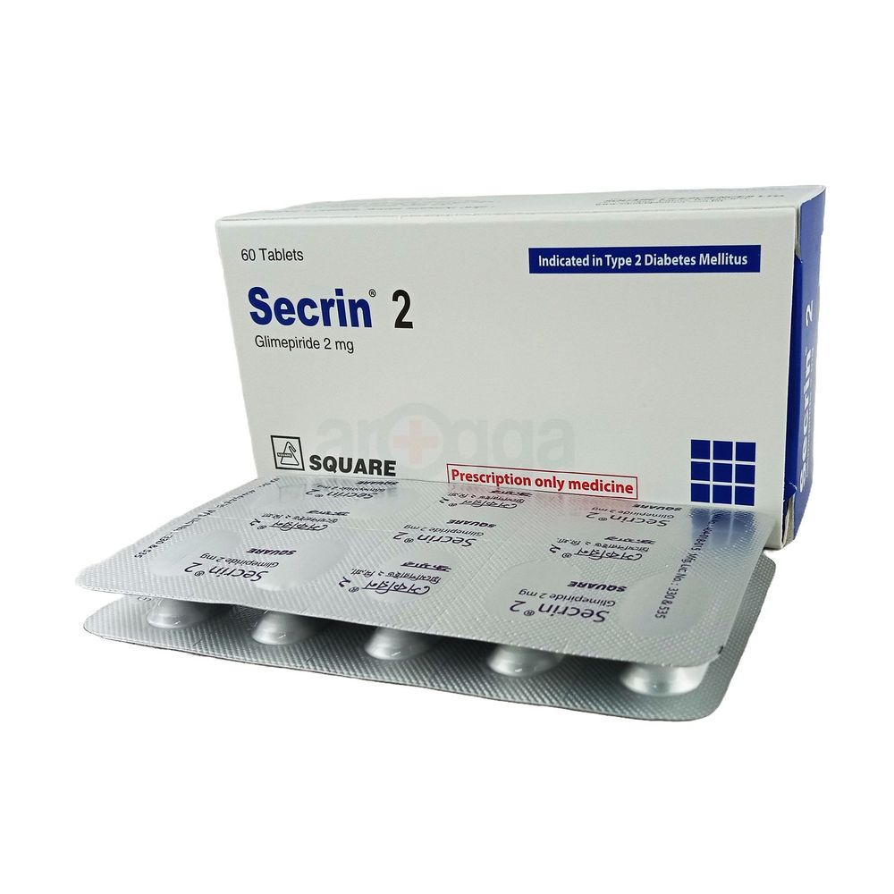 Secrin 2mg Tablet - Arogga Online Pharmacy