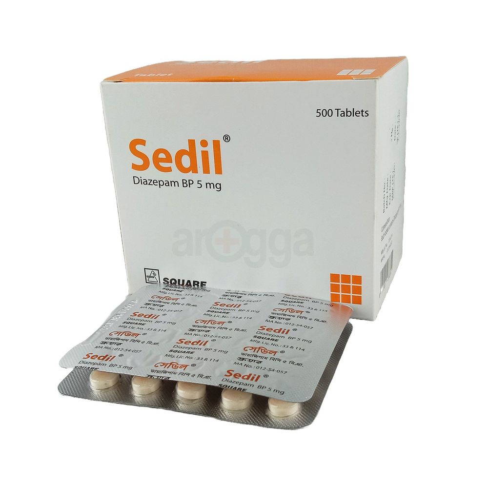 Sedil 5mg Tablet - Arogga Online Pharmacy