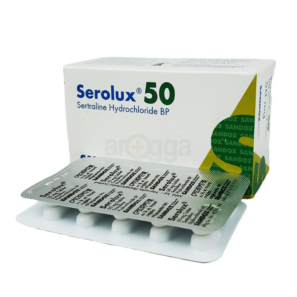 Serolux 50mg Tablet - Arogga Online Pharmacy