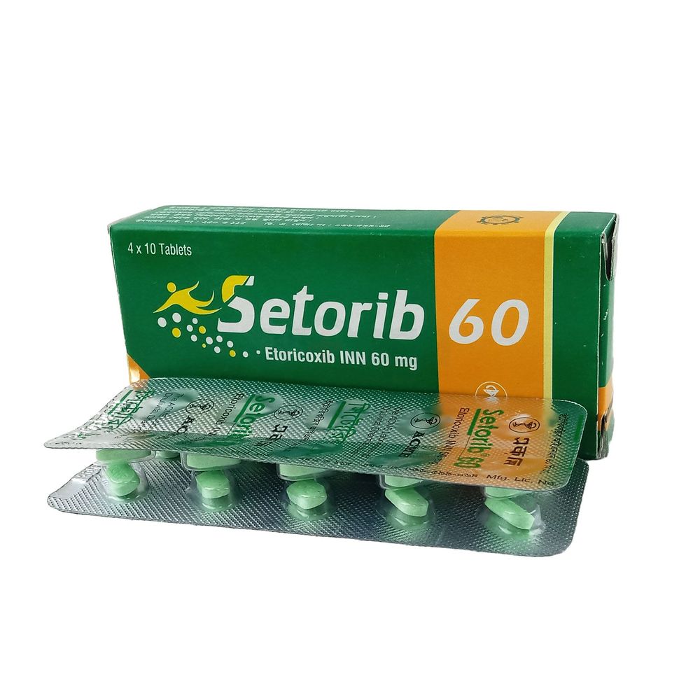 Setorib 60mg Tablet - Arogga Online Pharmacy