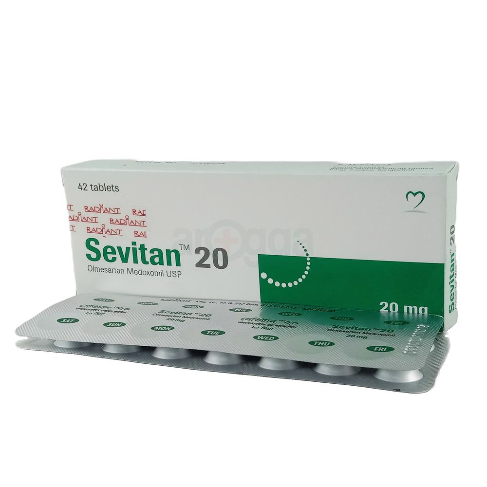 Sevitan 20mg Tablet - Arogga Online Pharmacy