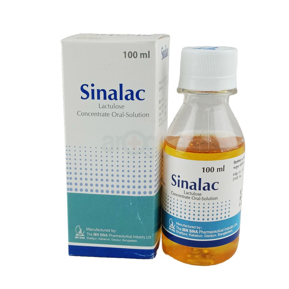 Sinalac 100ml 3.35gm/5ml Oral Solution - Arogga Online Pharmacy