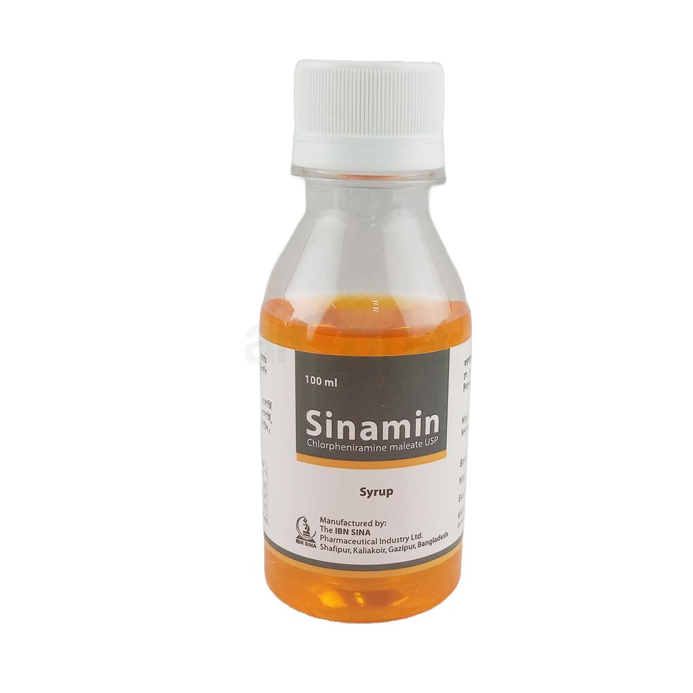 Sinamin 2mg/5ml Syrup - Arogga Online Pharmacy