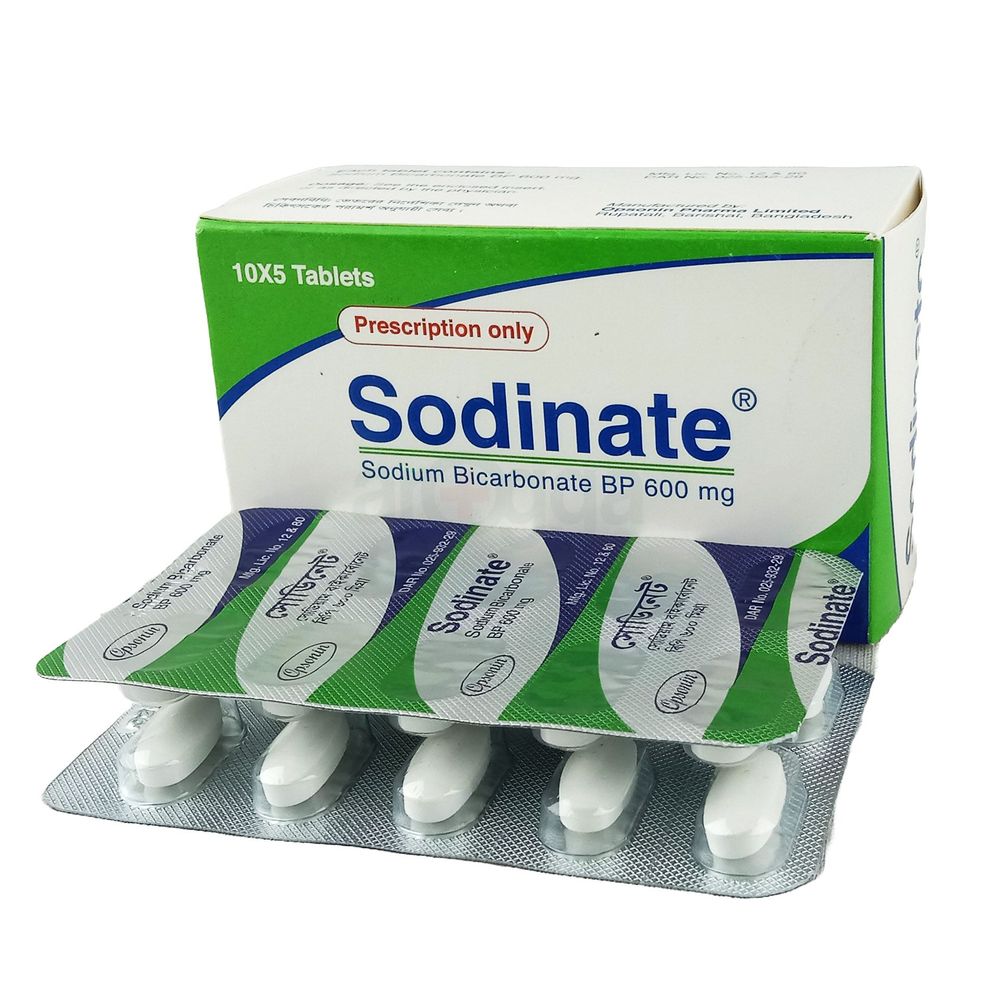 Sodinate 600mg Tablet - Arogga Online Pharmacy