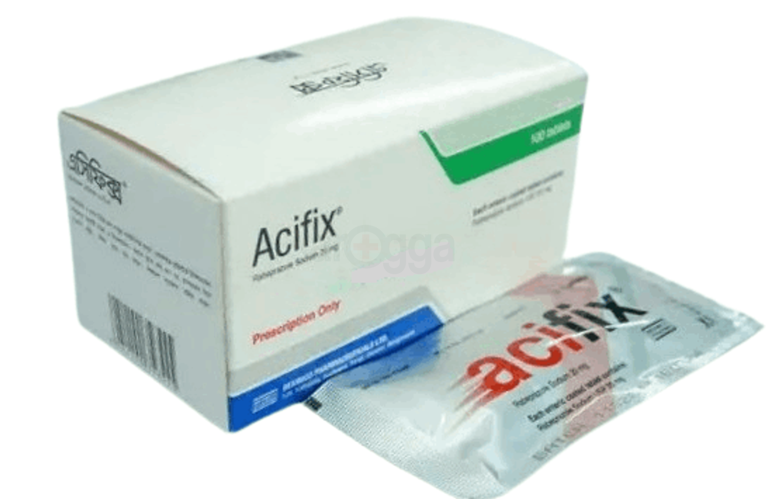 Acifix 20mg Tablet - এসিফিক্স ২০ মি.গ্রা. ট্যাবলেট - Arogga Online Pharmacy
