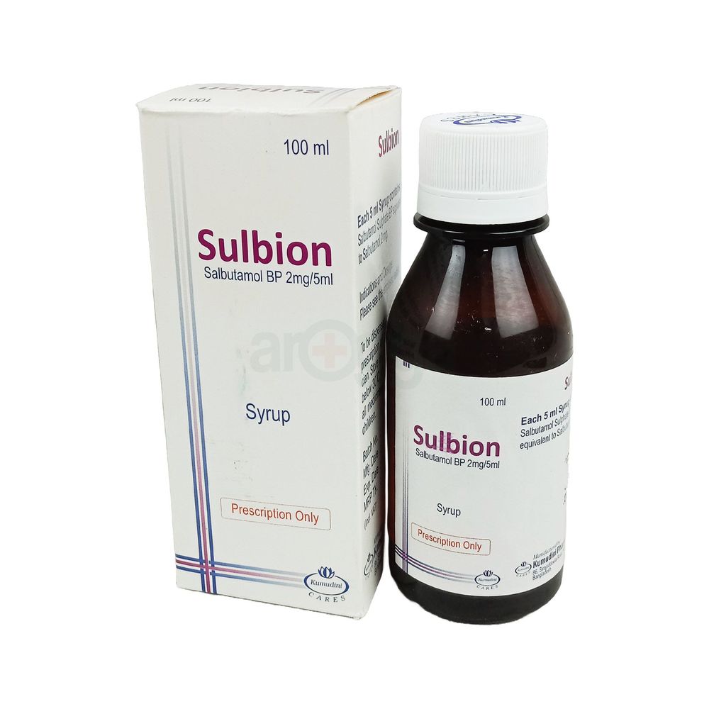 Sulbion 2mg/5ml Syrup - Arogga Online Pharmacy
