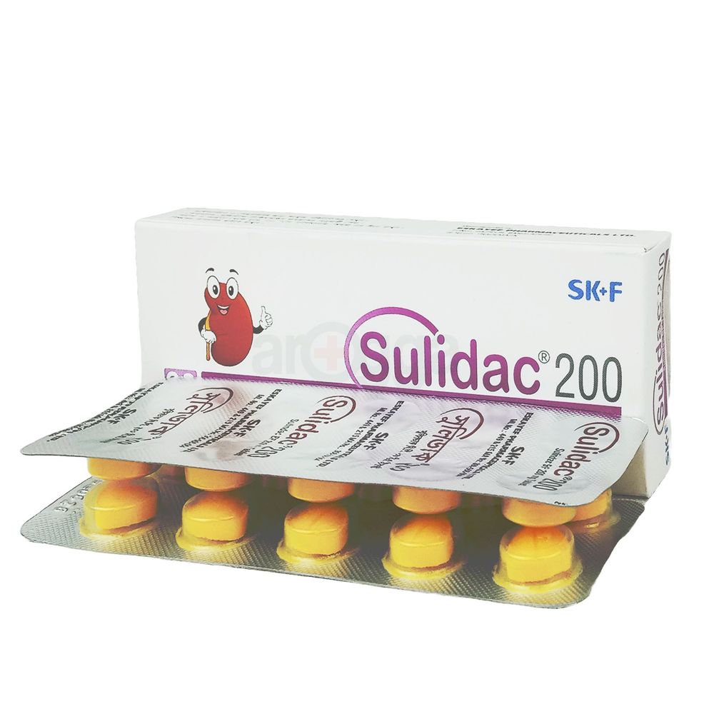 Sulidac 200mg Tablet - Arogga Online Pharmacy