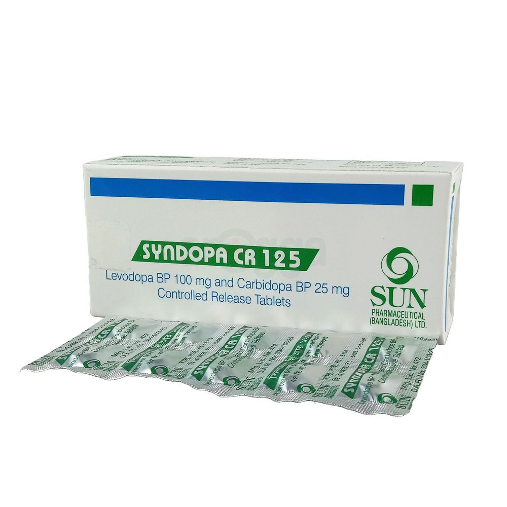Syndopa CR 125mg+100mg Tablet - Arogga Online Pharmacy