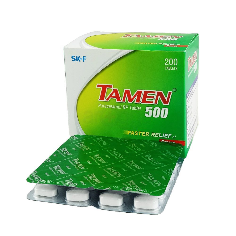Tamen 500mg Tablet - টামেন ৫০০ মি.গ্রা. ট্যাবলেট - Arogga Online Pharmacy