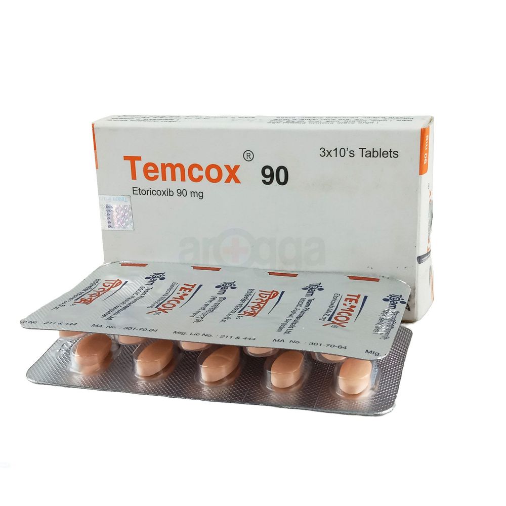 Temcox 90mg Tablet - Arogga Online Pharmacy