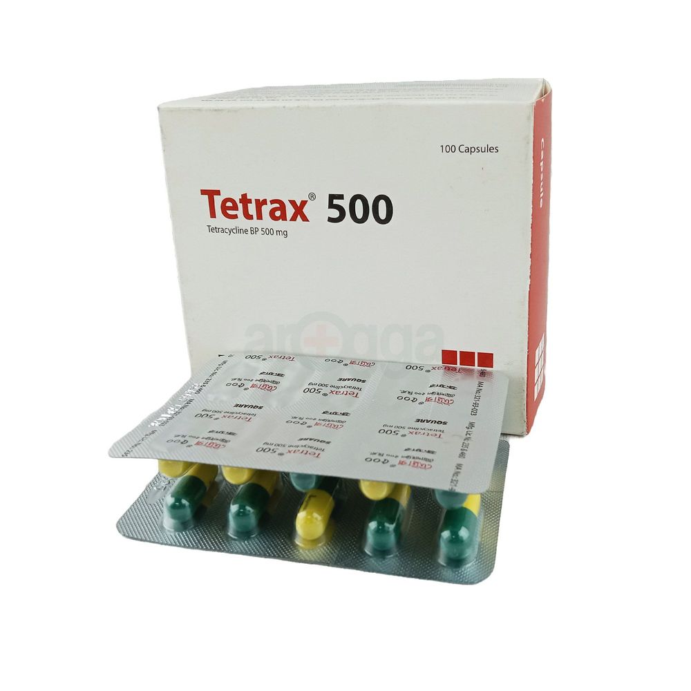 Tetrax 500mg Capsule - Arogga Online Pharmacy