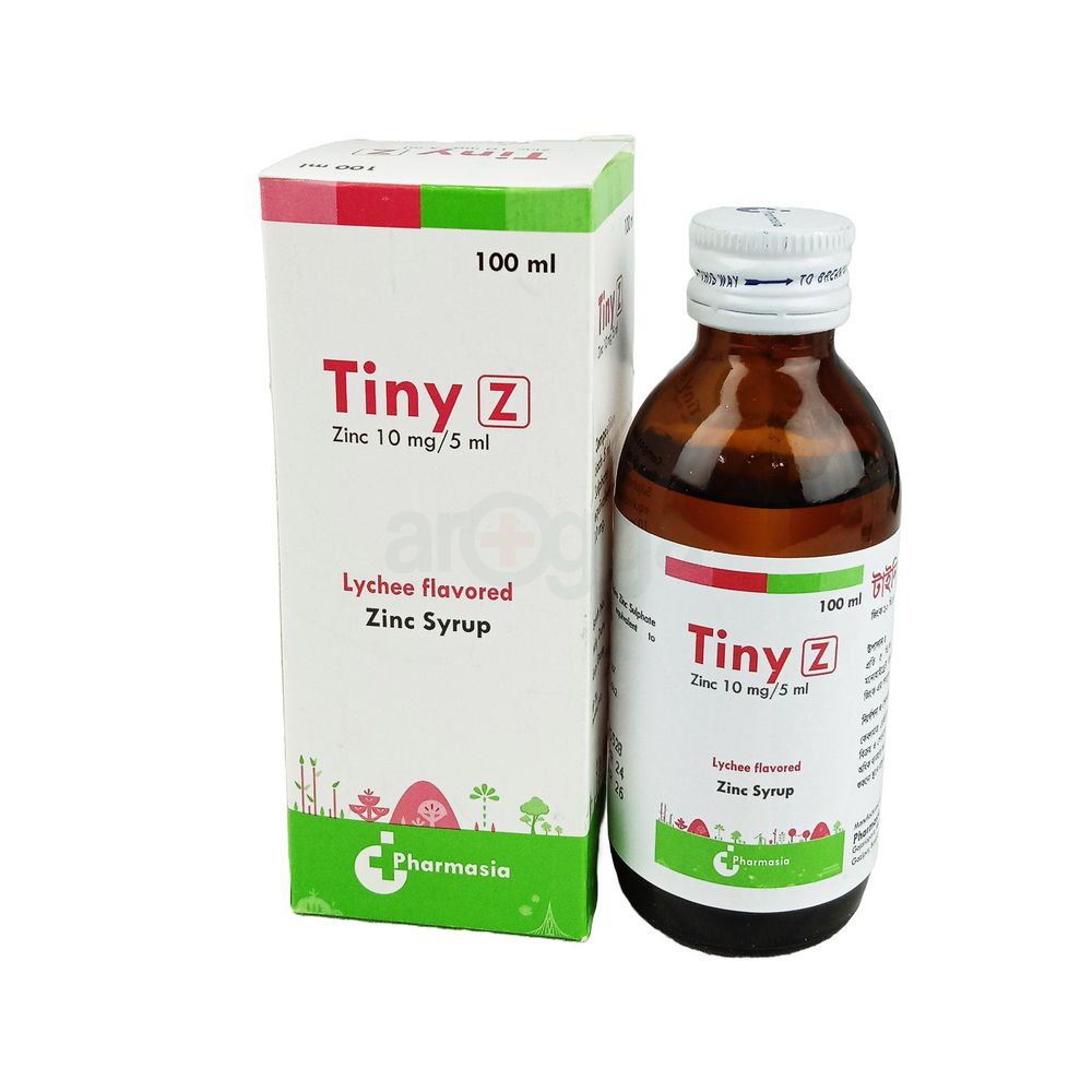 Tiny-Z 20mg/5ml Syrup - Arogga Online Pharmacy