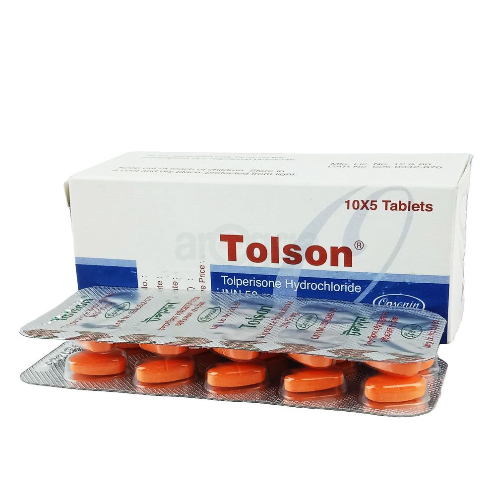 Tolson 50mg Tablet - Arogga Online Pharmacy