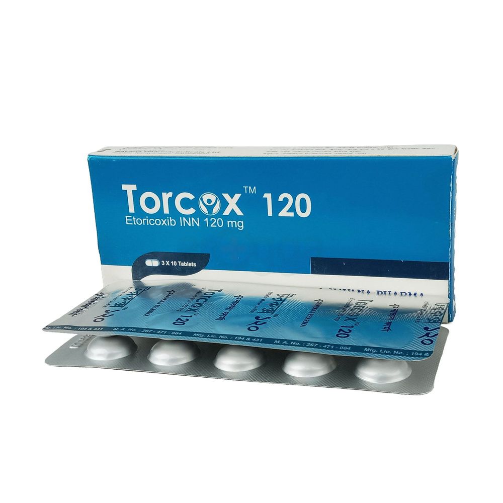 Torcox 120mg Tablet - Arogga Online Pharmacy