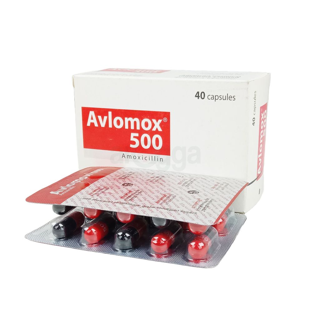Avlomox 500mg Capsule - এ্যাভলোমক্স ৫০০ মি.গ্রা. ক্যাপসুল - Arogga ...