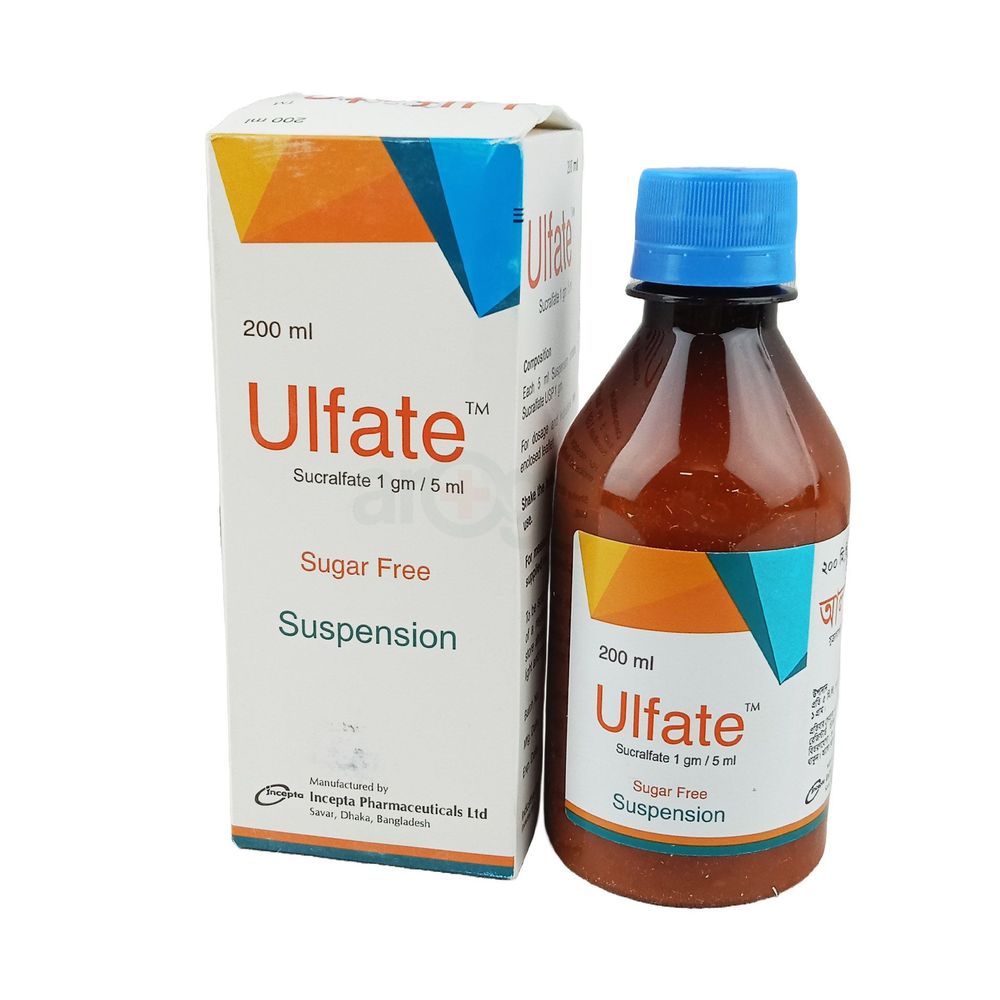 Ulfate 1gm/5ml Suspension - Arogga Online Pharmacy