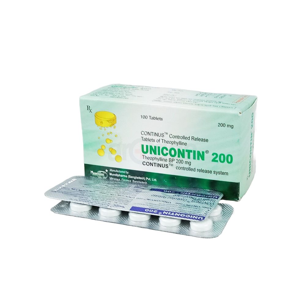 Unicontin 200mg Tablet - Arogga Online Pharmacy