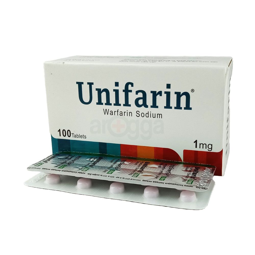 Unifarin 1mg Tablet - Arogga Online Pharmacy