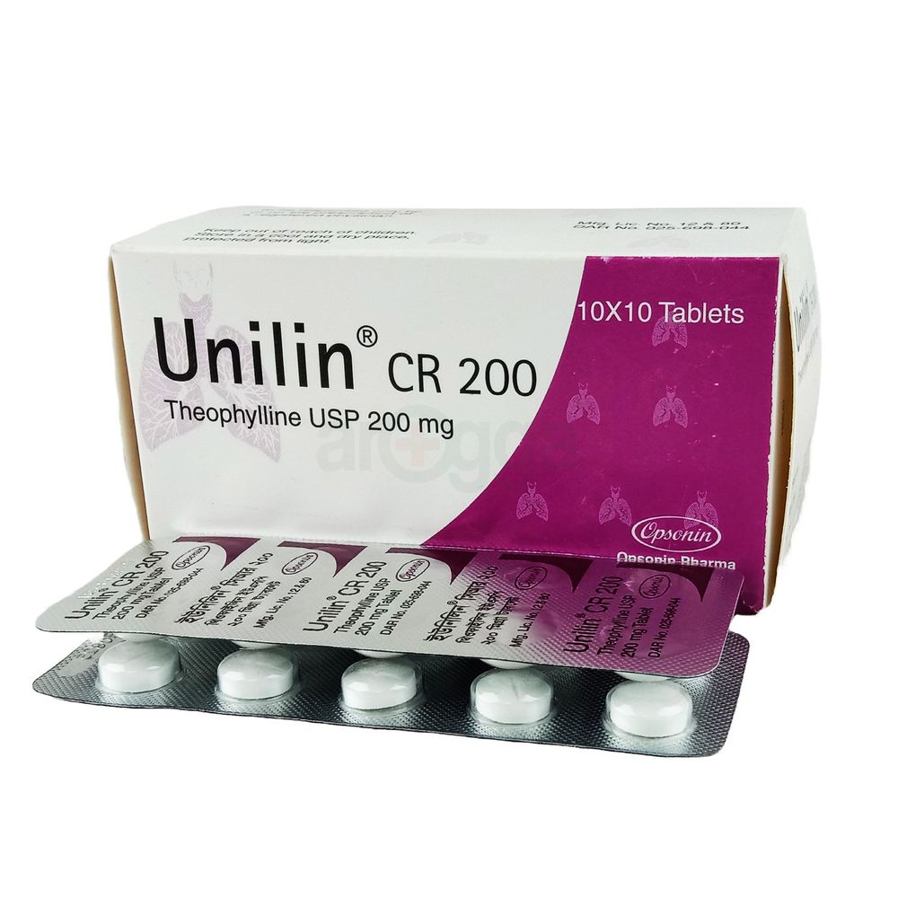 Unilin CR 200mg Tablet - Arogga Online Pharmacy