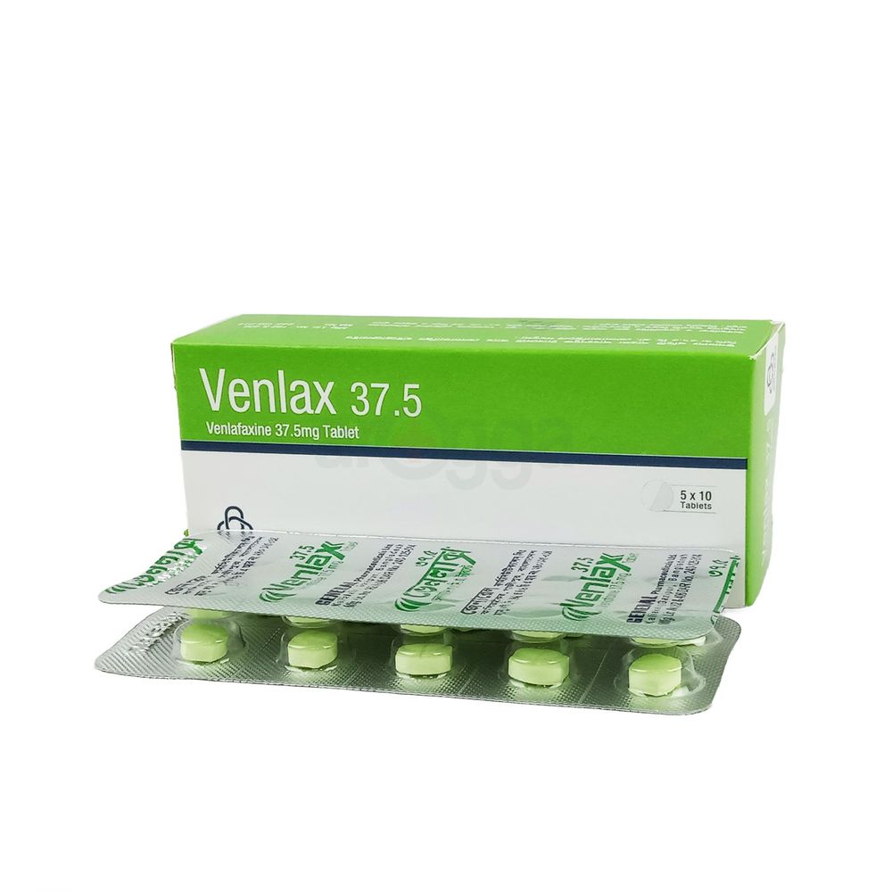 Venlax 37.5 37.5mg Tablet - Arogga Online Pharmacy