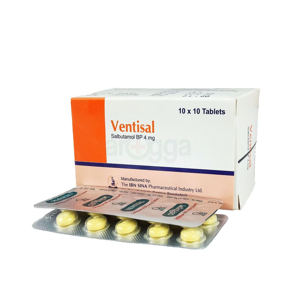 Ventisal 4mg Tablet - Arogga Online Pharmacy