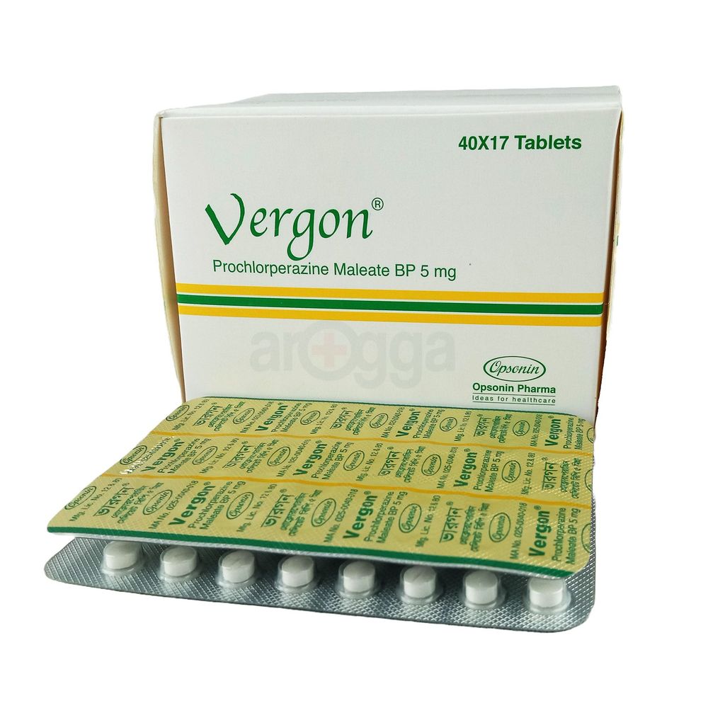 Vergon 5mg Tablet - Arogga Online Pharmacy