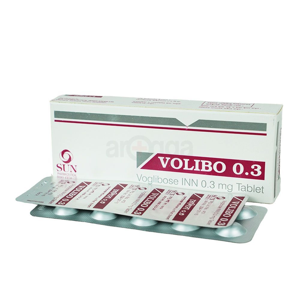 Volibo 0.3 300mcg Tablet - Arogga Online Pharmacy