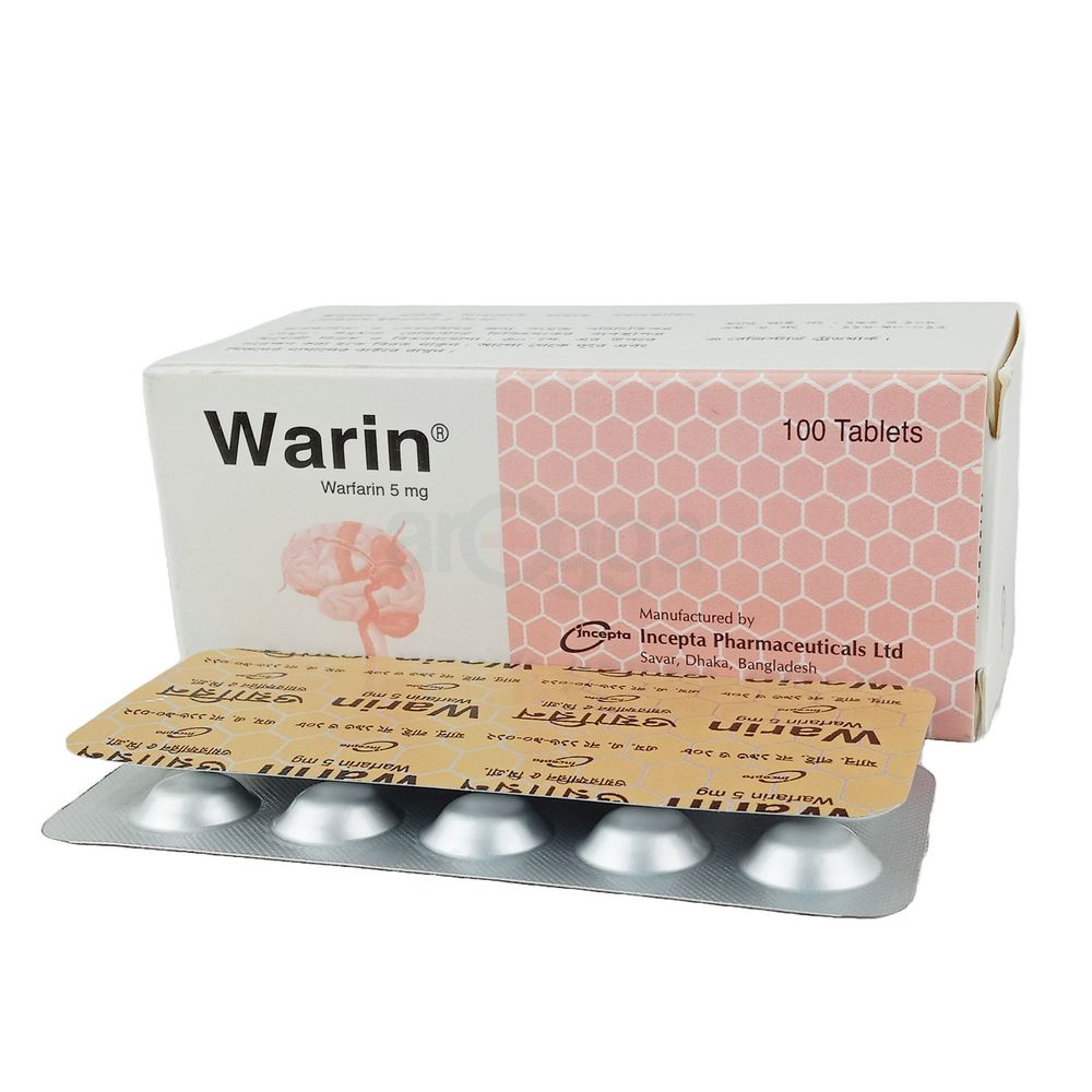 Warin 5mg Tablet - Arogga Online Pharmacy