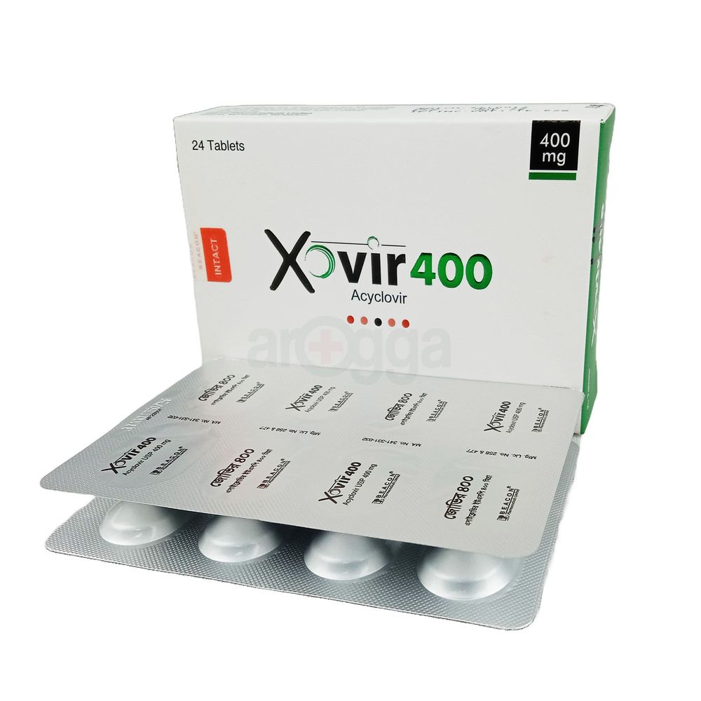 Xovir 400mg Tablet - Arogga Online Pharmacy