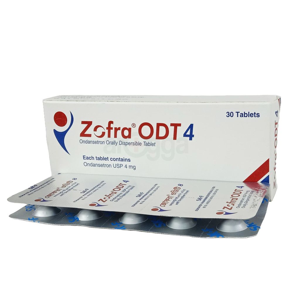 Zofra ODT 4mg Tablet - Arogga Online Pharmacy