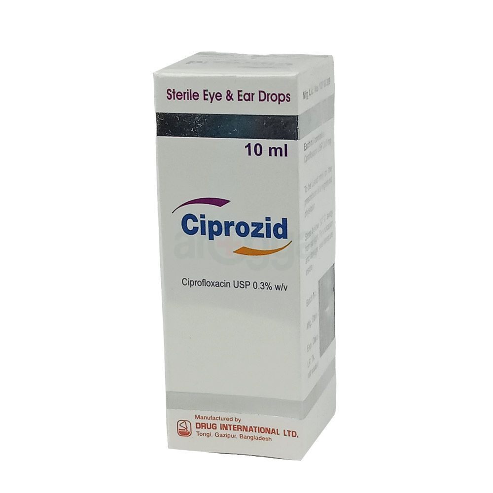 Ciprozid 0.30% Eye/Ear Drops - Arogga Online Pharmacy