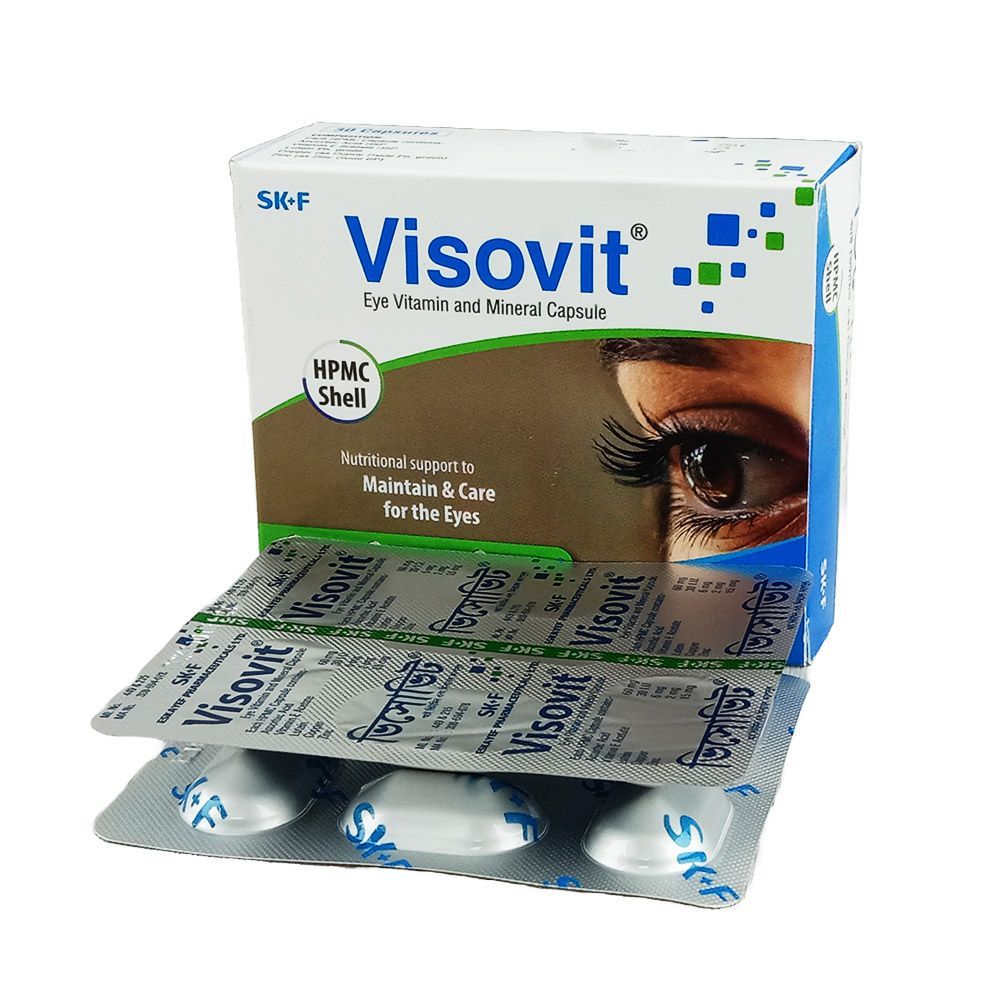 Visovit 60mg+30mg+6mg+2mg+15mg Capsule - Arogga Online Pharmacy