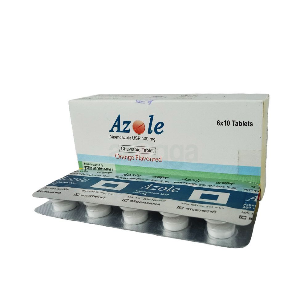 Azole 400mg Tablet - Arogga Online Pharmacy