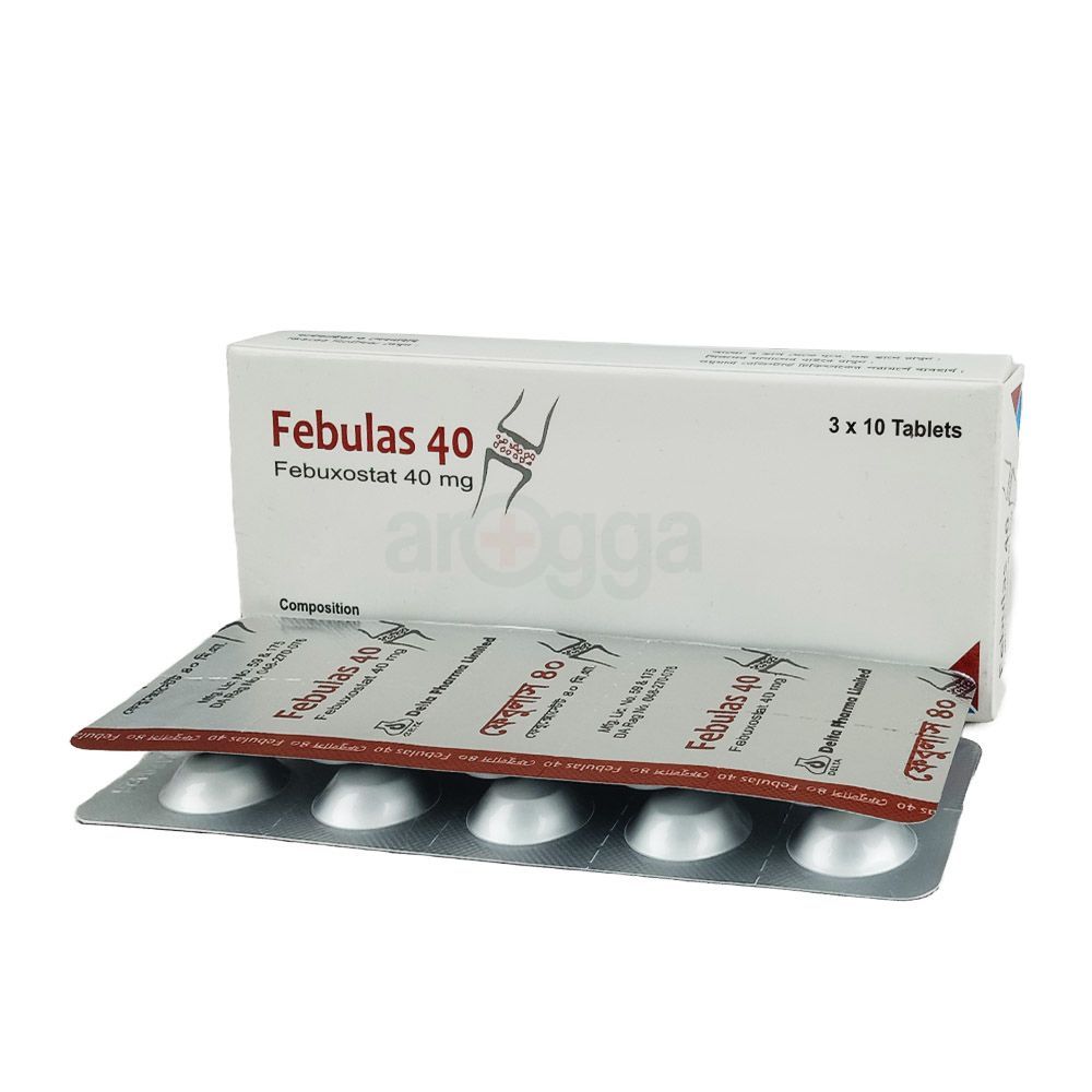 Febulas 40mg Tablet - Arogga Online Pharmacy