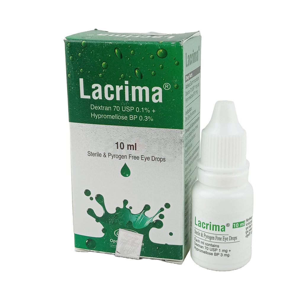 Lacrima 0.1%+0.3% Eye Drop - Arogga Online Pharmacy